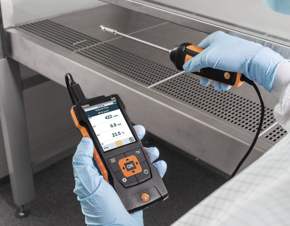 testo 440 – testo 440 air velocity and IAQ measuring instrument | Multi ...