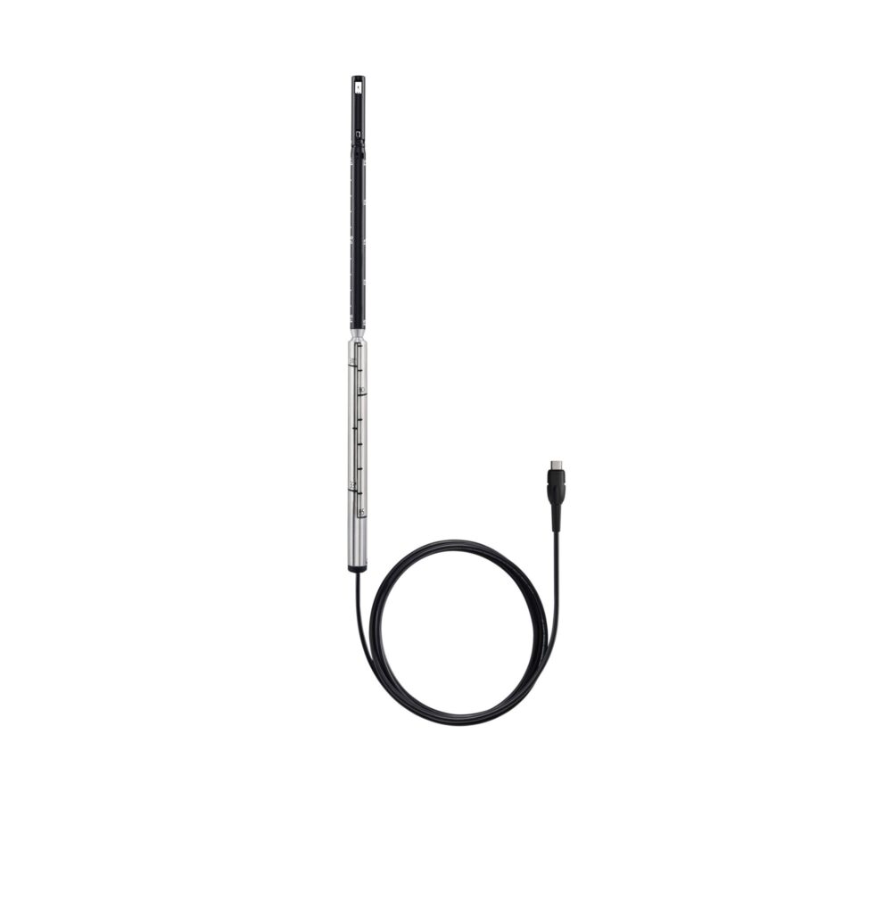 Hot wire probe including temperature sensor | Thermal | Anemometer ...