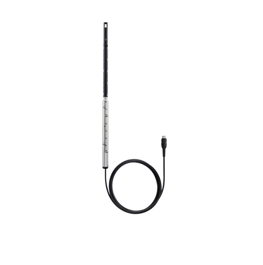 Hot wire probe including temperature sensor | Thermal | Anemometer ...