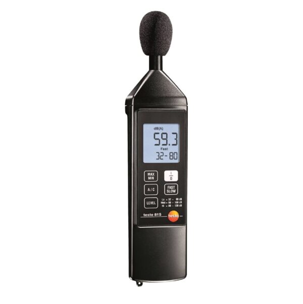 testo 815 - Sound Level Meter - Sound Measuring Instrument - Part No ...